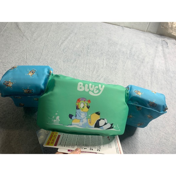 Bluey | Swim | Bluey Child Life Vest Arm Floaties Swim Safety Aid For ...